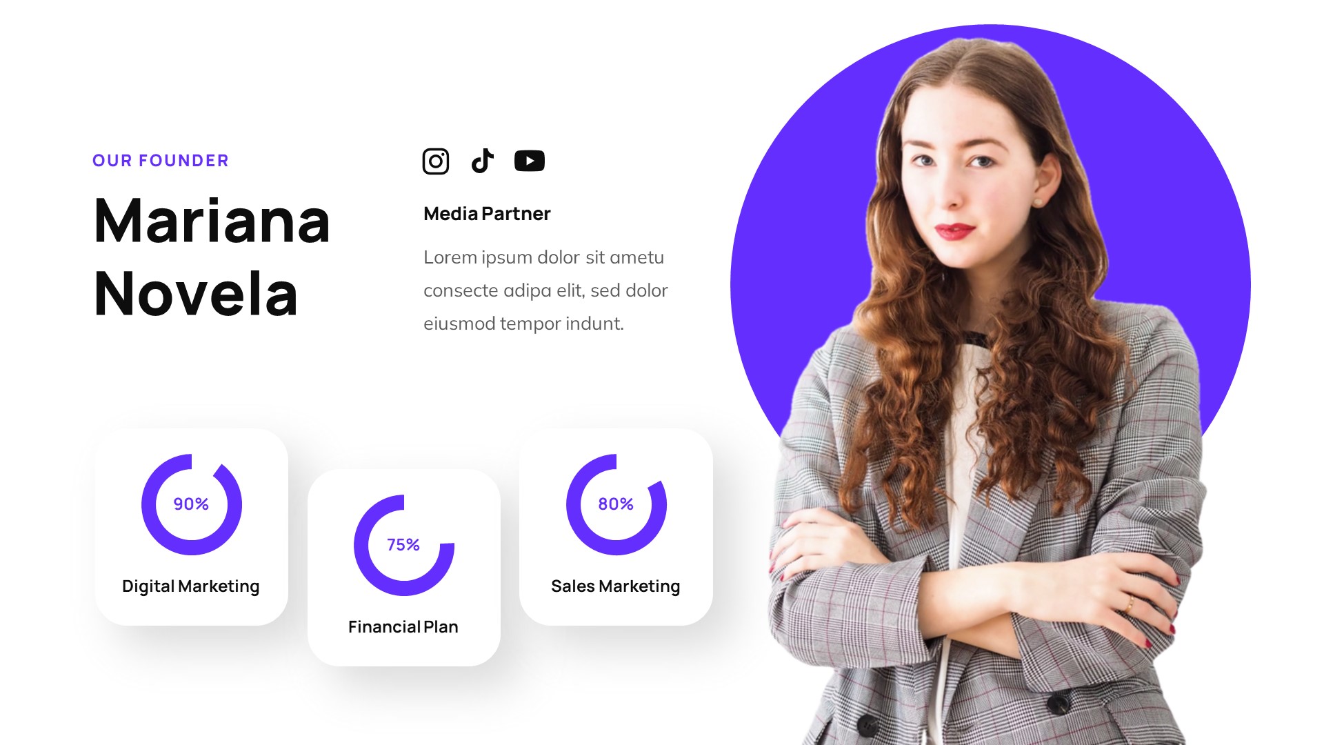 Influence - Influencer & Content Creator PowerPoint Template ...
