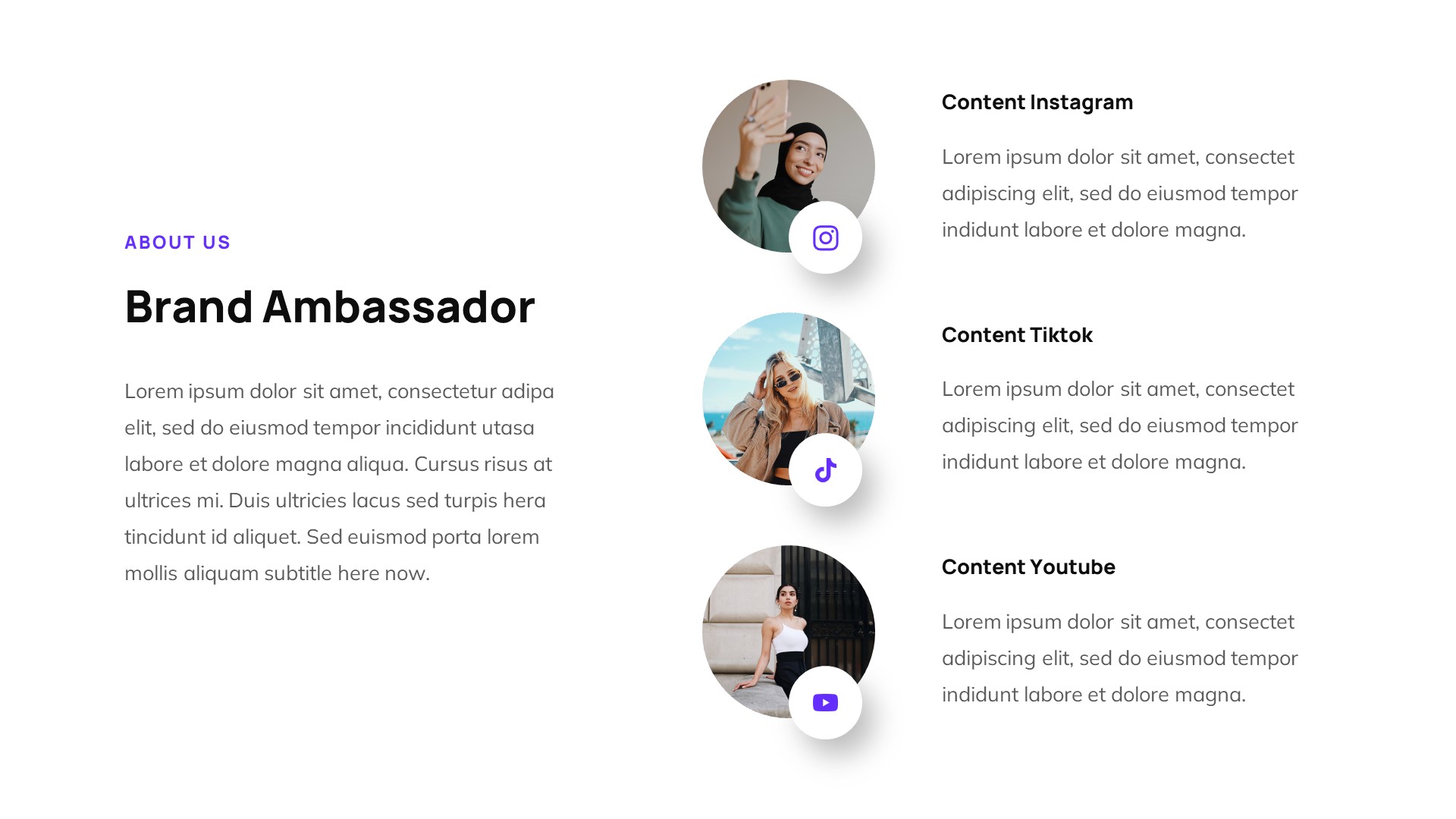 Influence - Influencer & Content Creator Google Slides Template ...