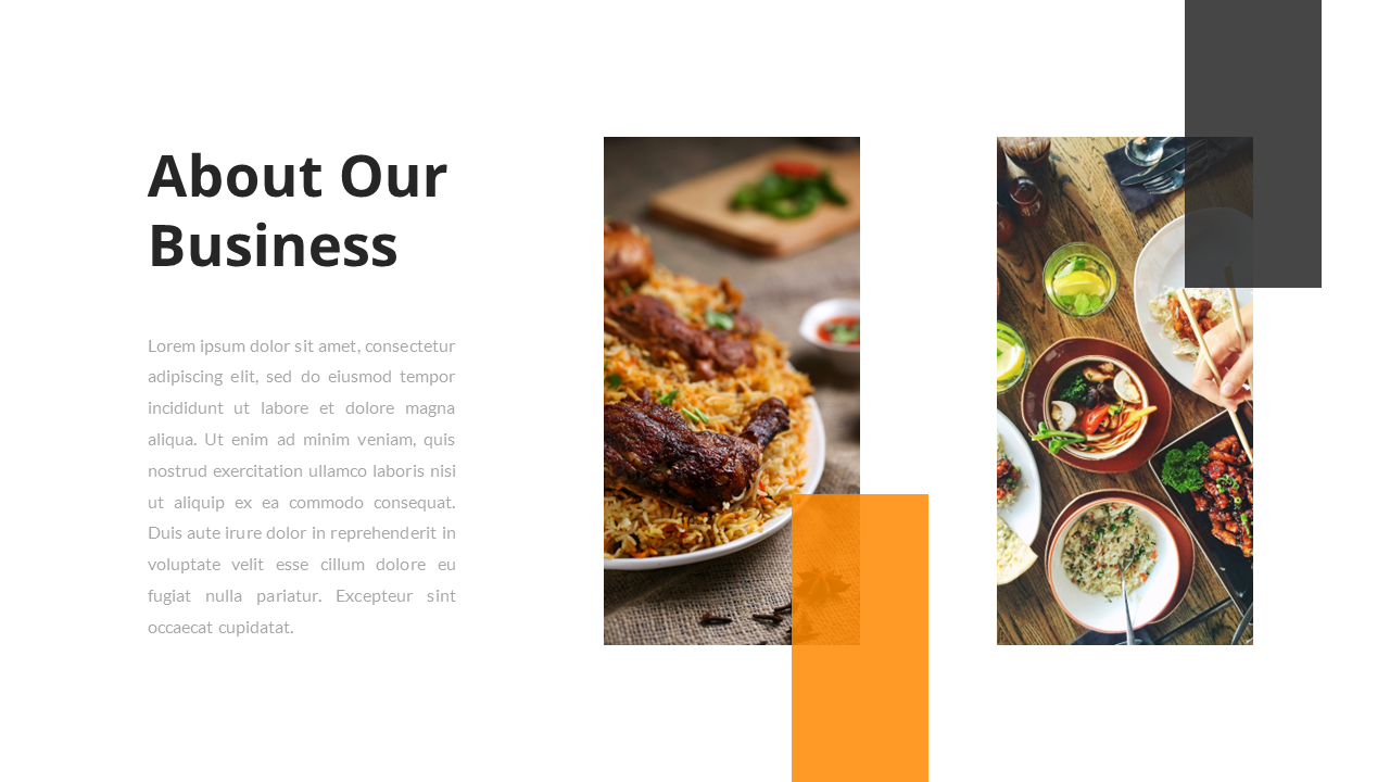 Robuta - Restaurant Google Slides Template, Presentation Templates