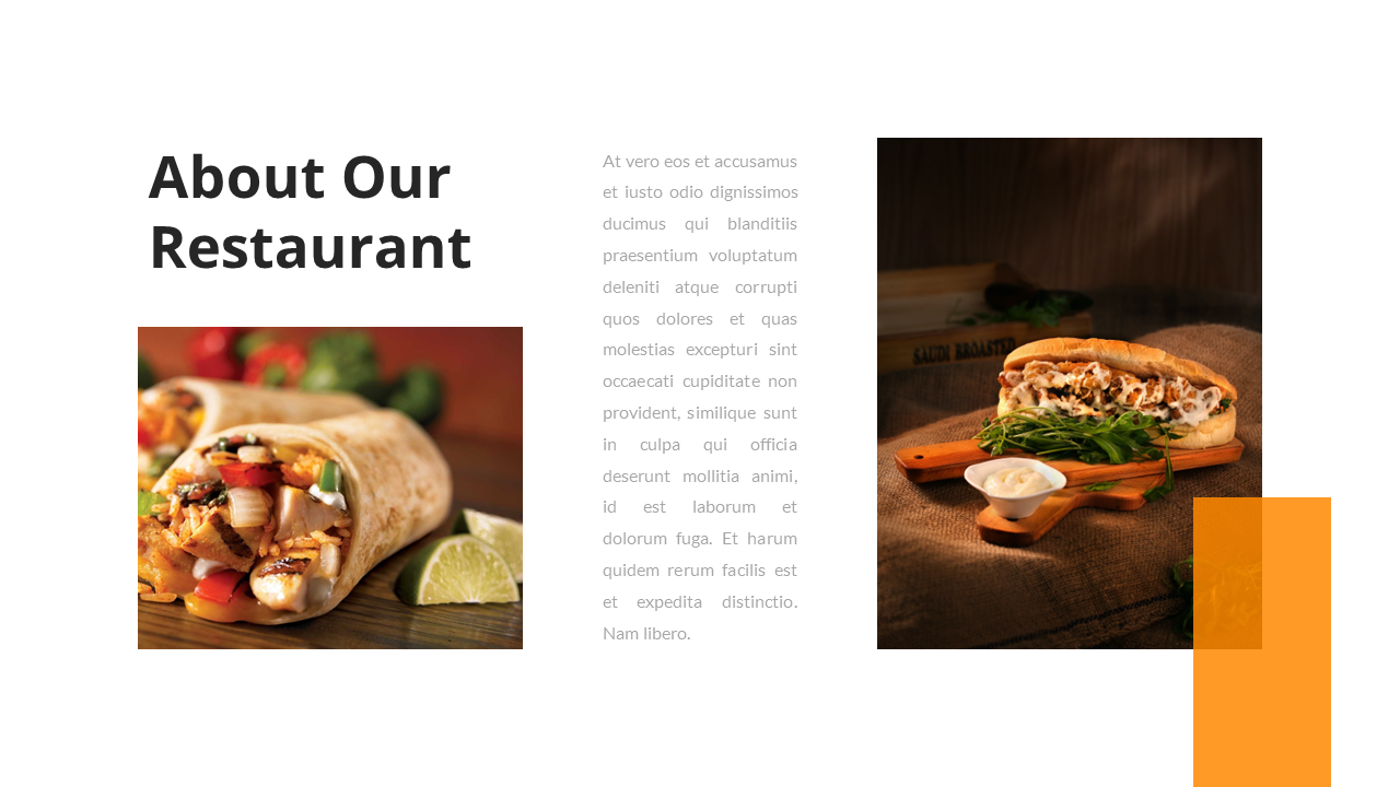Robuta - Restaurant Google Slides Template, Presentation Templates