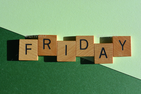 Friday, word as banner headline Stock Photo by JosieElias | PhotoDune