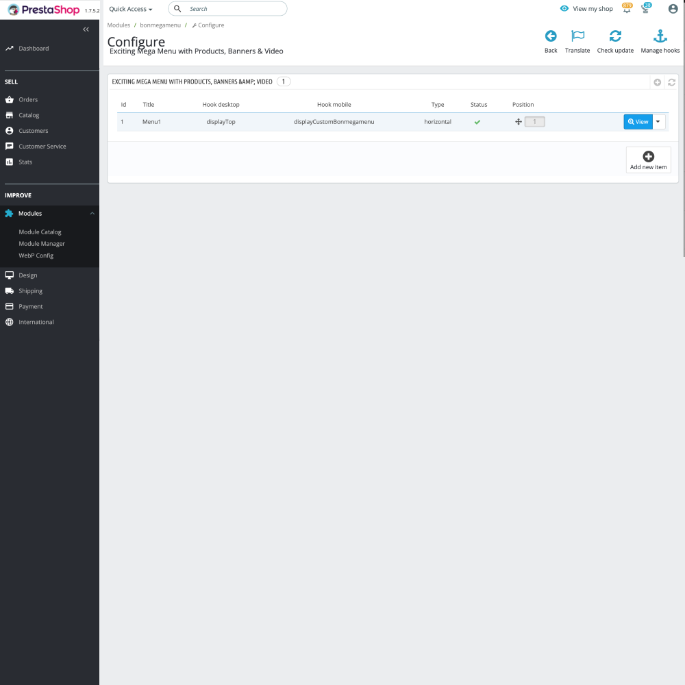 Extended Mega Menu with Products, Banners and Videos by Bonpresta ...