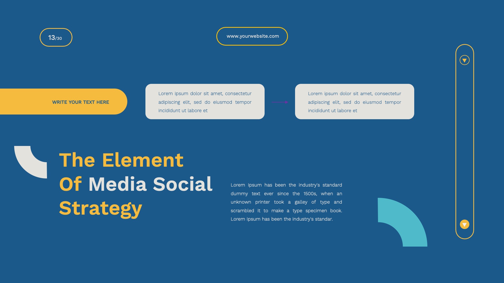 Social Media Strategy PowerPoint Template, Presentation Templates ...