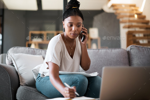 Getting work done from home Stock Photo by YuriArcursPeopleimages ...