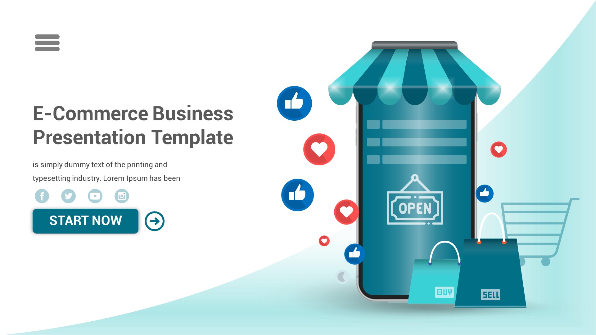 E-Commerce Business Google Slides Presentation Template, Presentation ...