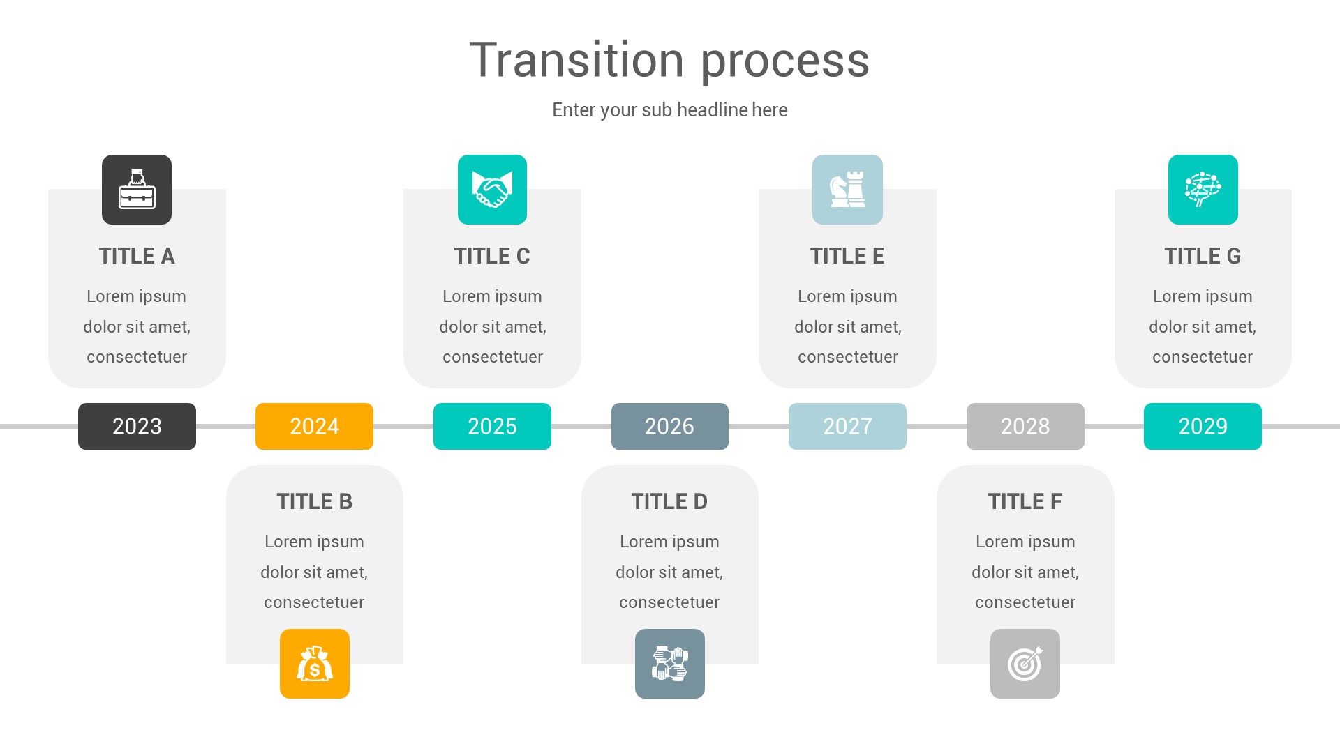 Transition process Infographics Keynote Presentation Template ...