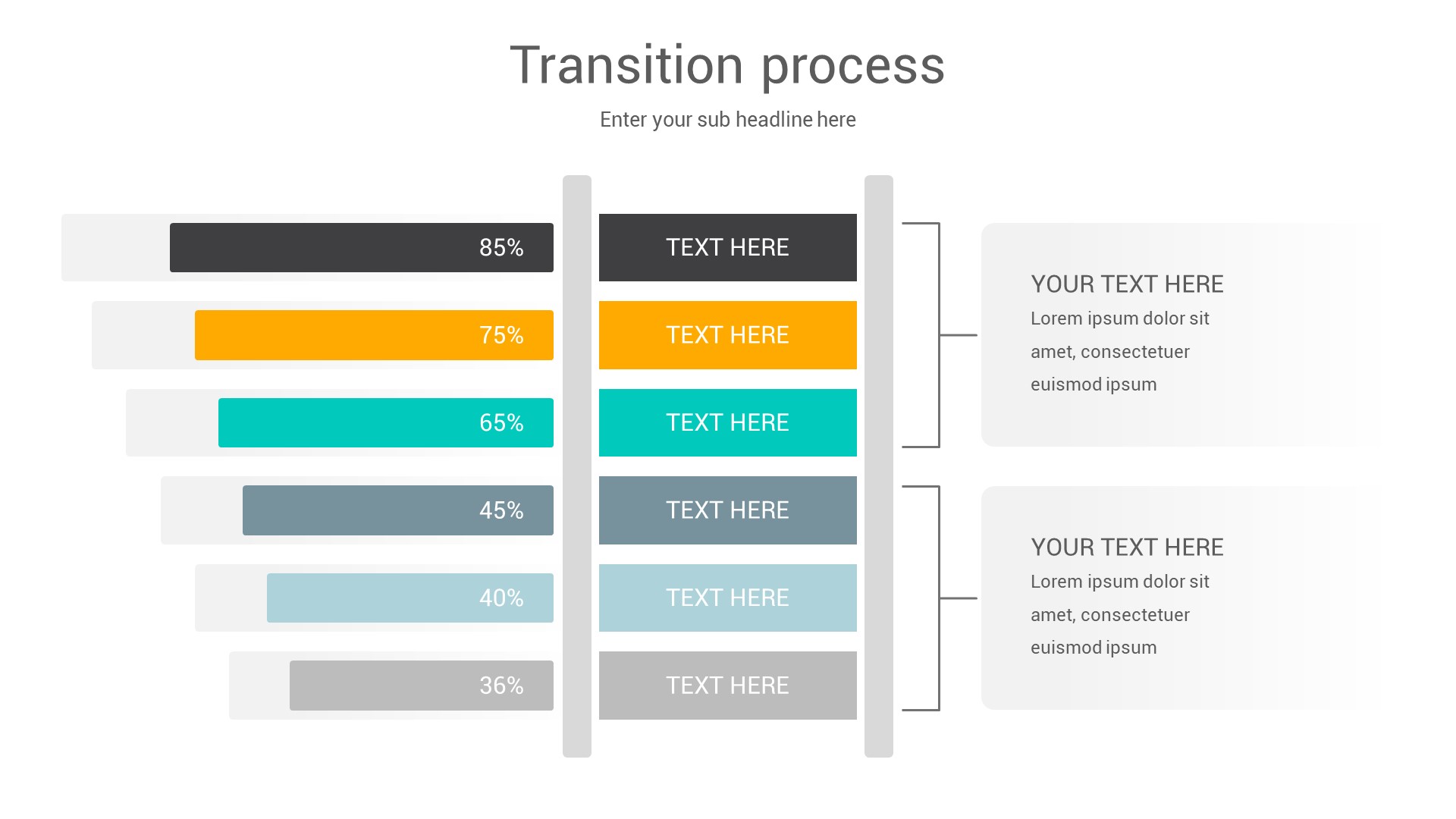 Transition process Infographics Keynote Presentation Template ...