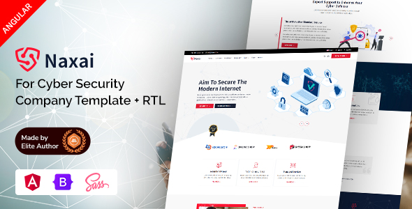 Naxai - Angular 15+ Cyber Security Services Agency Template by EnvyTheme