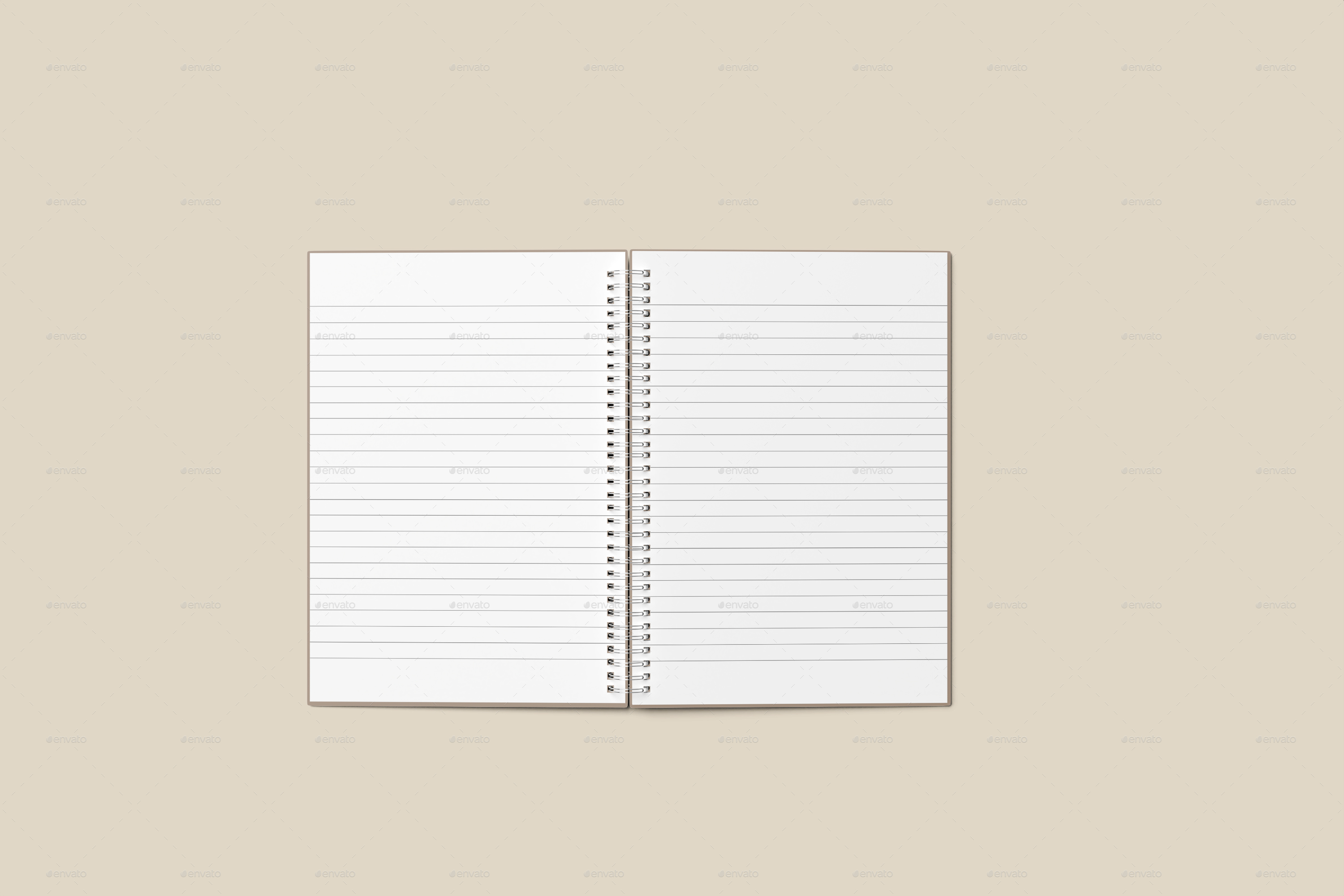A5 Spiral Notebook Mockup, Graphics | GraphicRiver