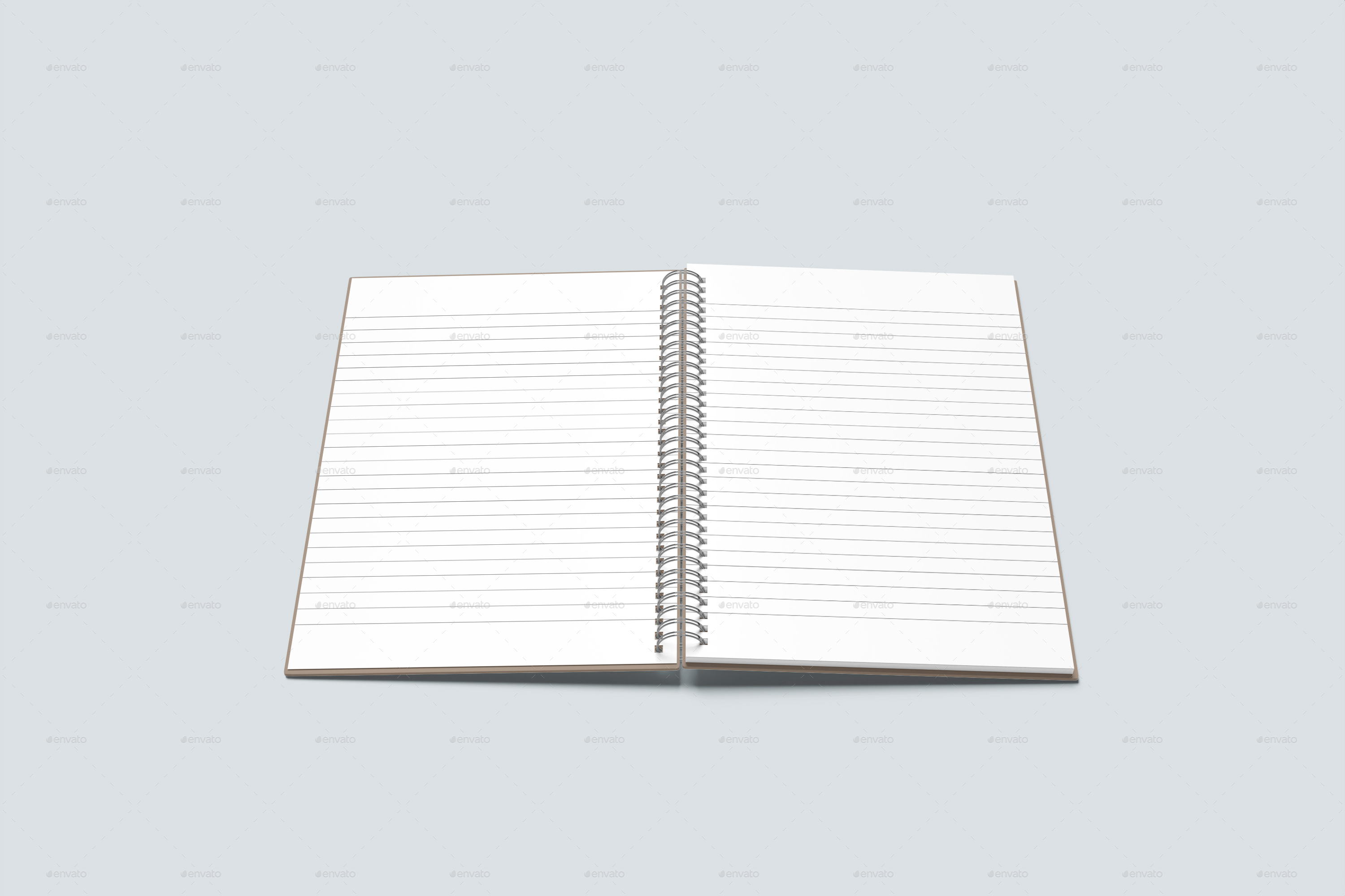 A5 Spiral Notebook Mockup, Graphics | GraphicRiver
