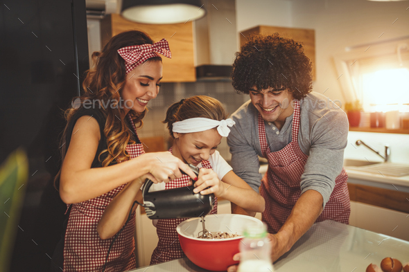 Teamwork In The Kitchen Stock Photo by micens | PhotoDune