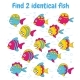 Find Two Identical Fish, Vectors | GraphicRiver