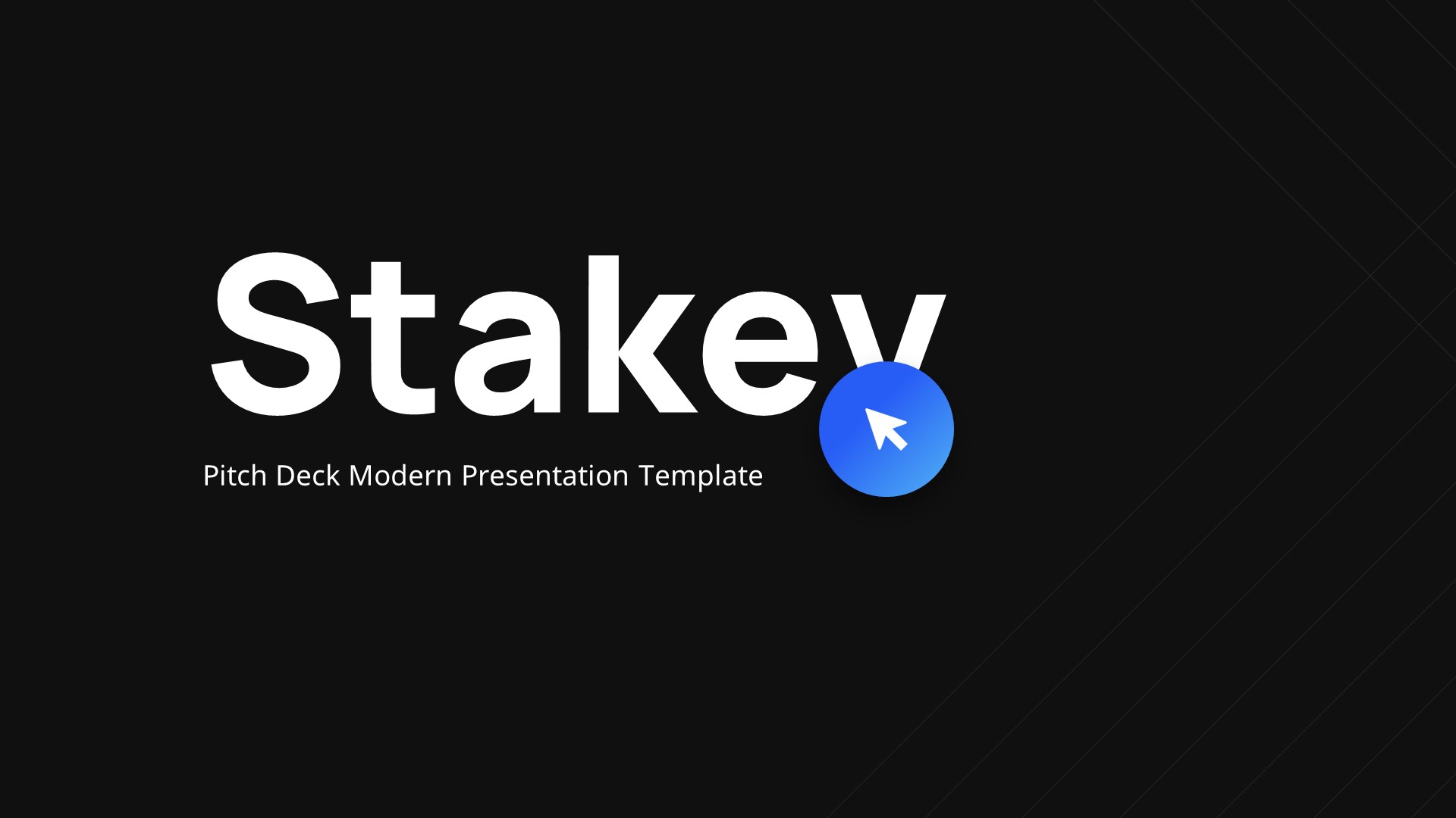 Stakev - Pitch Deck Modern PowerPoint Template, Presentation Templates