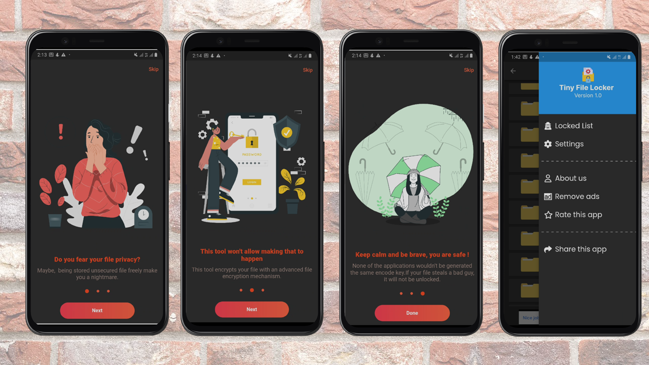 Tiny File Locker - Flutter by Uliker | CodeCanyon