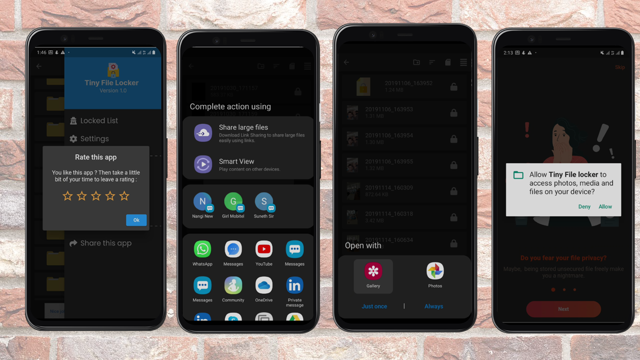 Tiny File Locker - Flutter by Uliker | CodeCanyon
