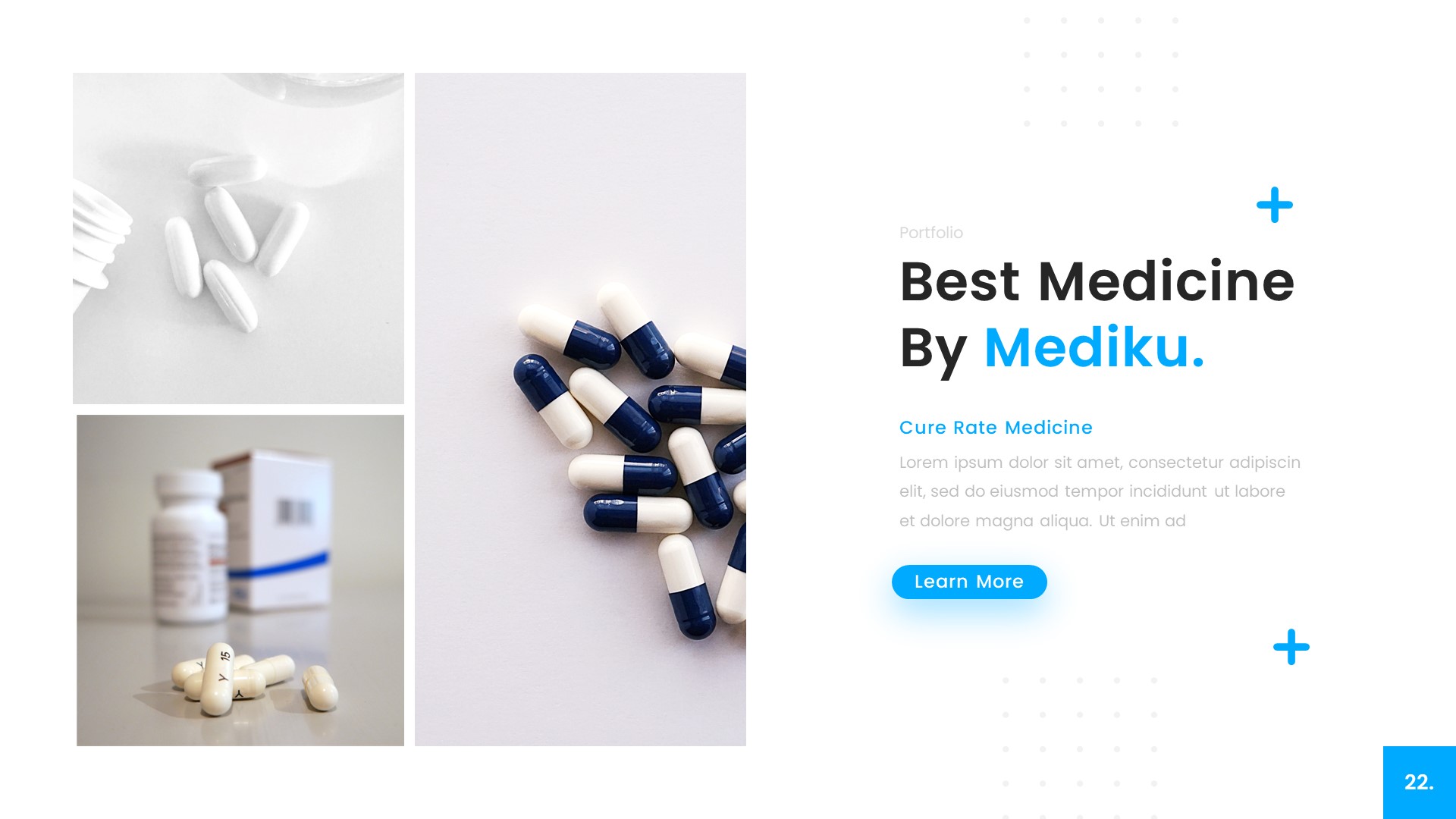 Mediku - Medical Presentation Google Slides Template by SlideShoot