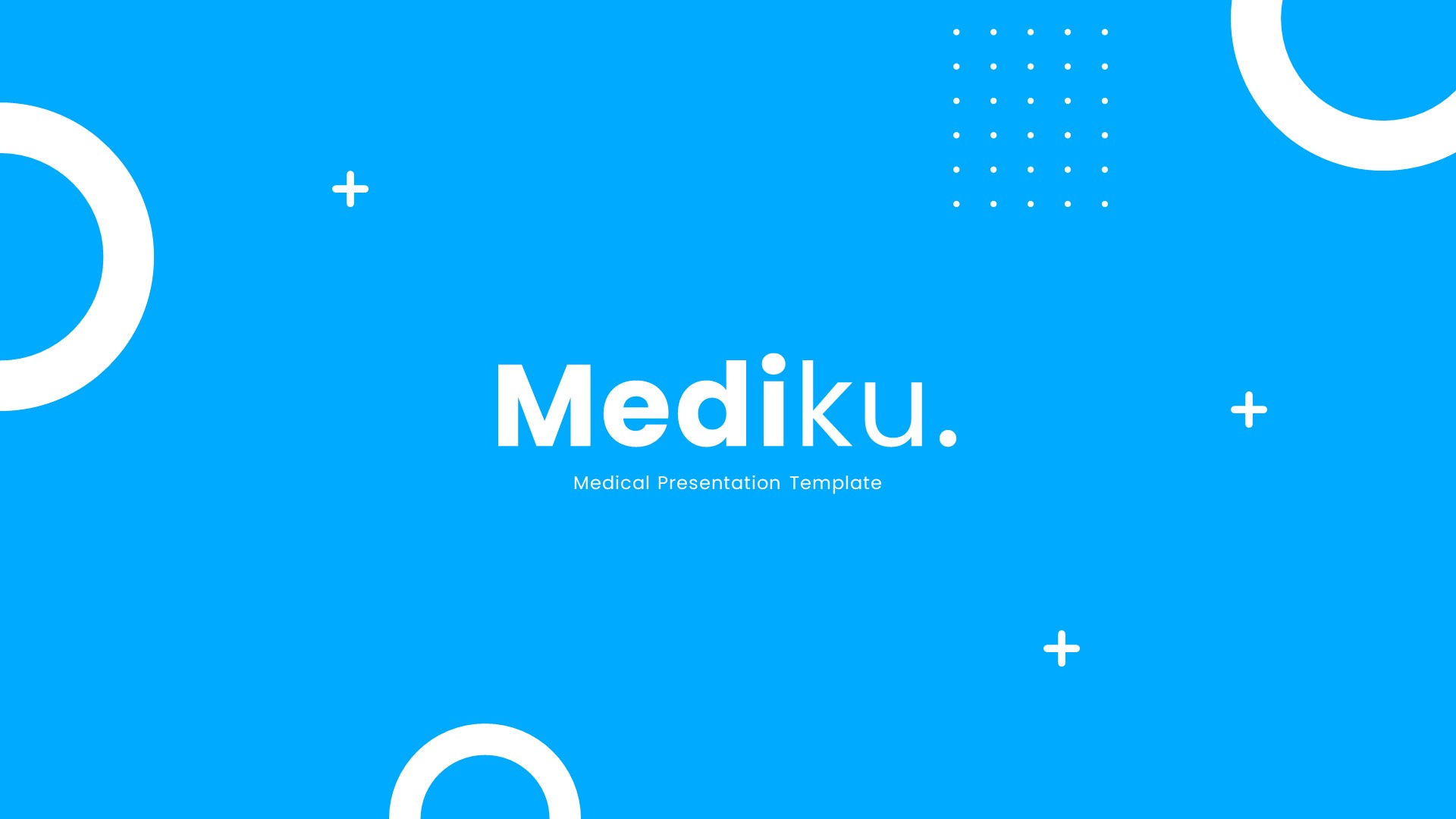 Mediku - Medical Presentation PowerPoint Template, Presentation Templates