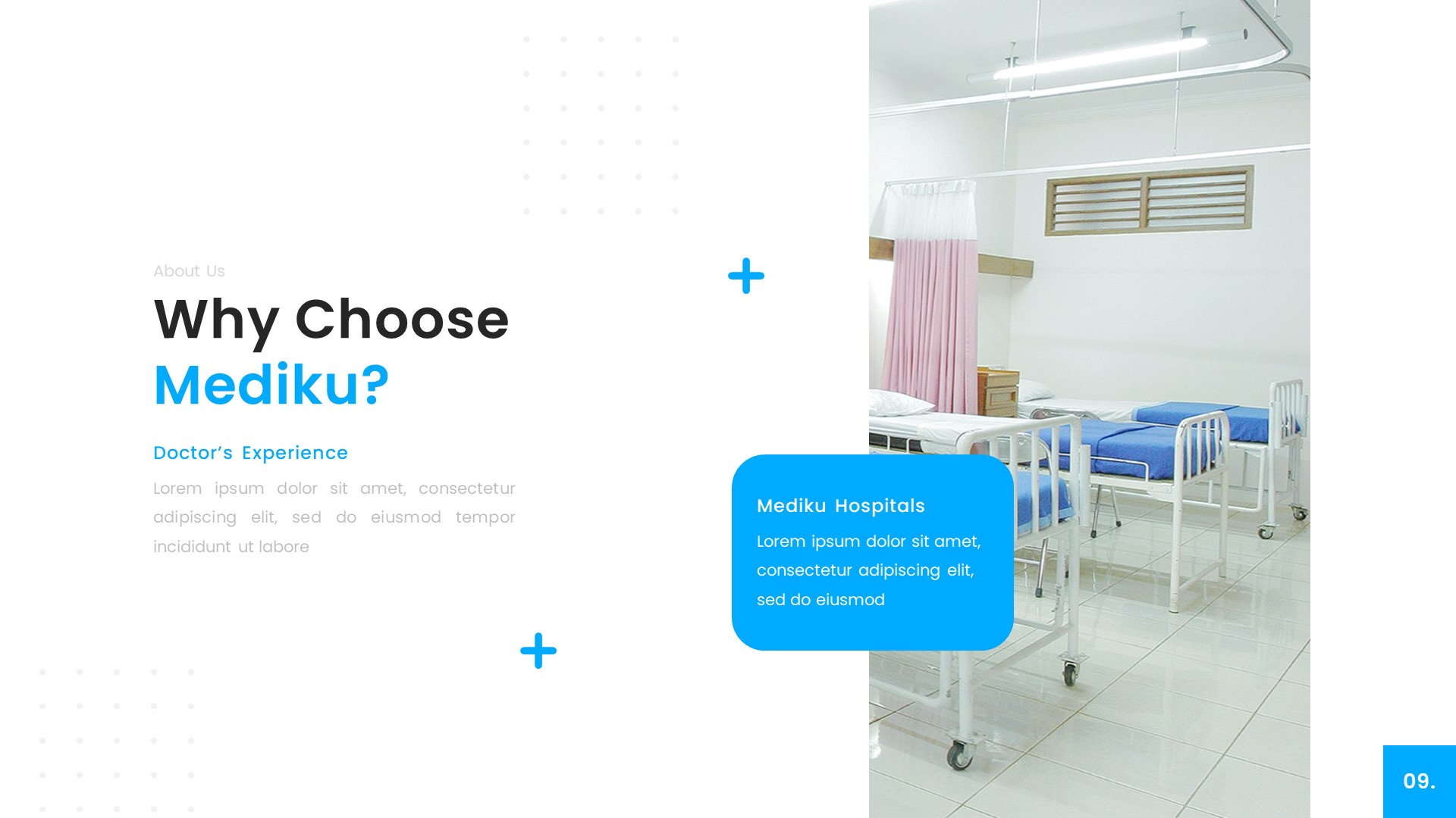 Mediku - Medical Presentation PowerPoint Template, Presentation Templates