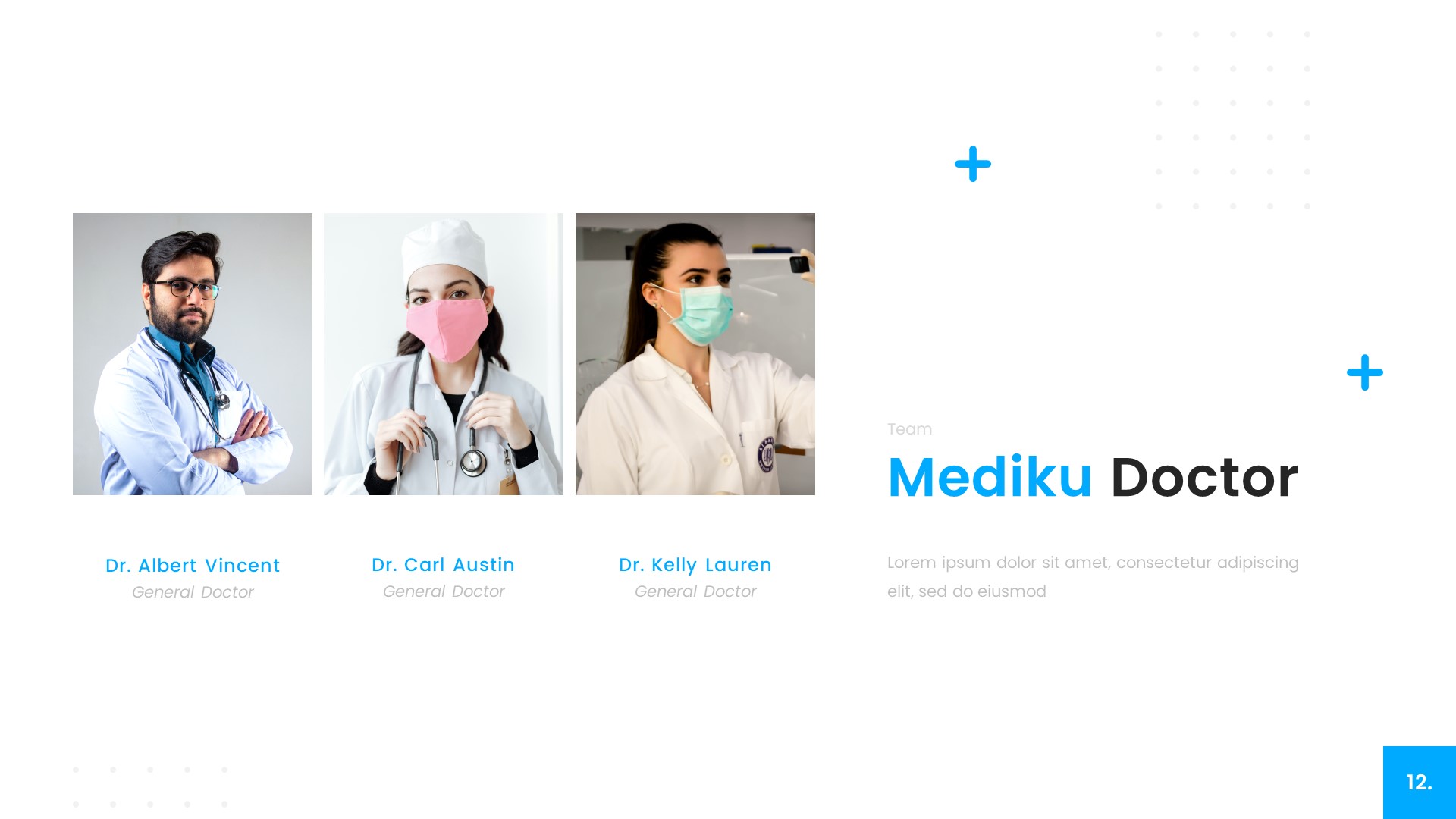 Mediku - Medical Presentation PowerPoint Template, Presentation Templates
