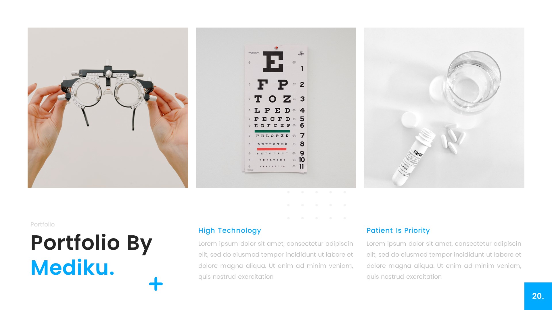 Mediku - Medical Presentation PowerPoint Template, Presentation Templates