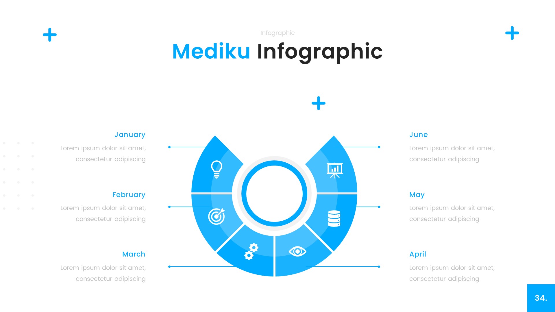 Mediku - Medical Presentation PowerPoint Template, Presentation Templates