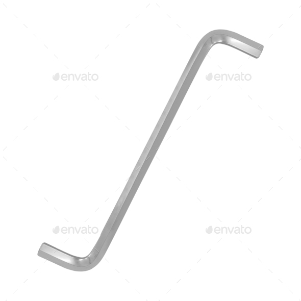 one allen key isolated Stock Photo by photobalance | PhotoDune