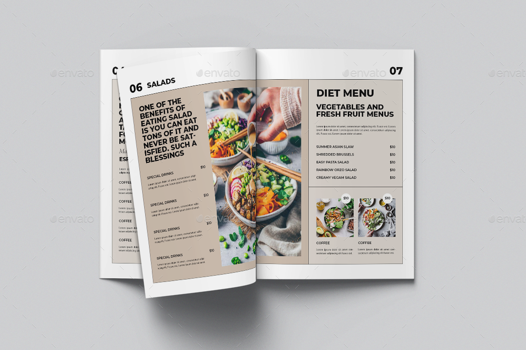 Kane Food Menus, Print Templates | GraphicRiver
