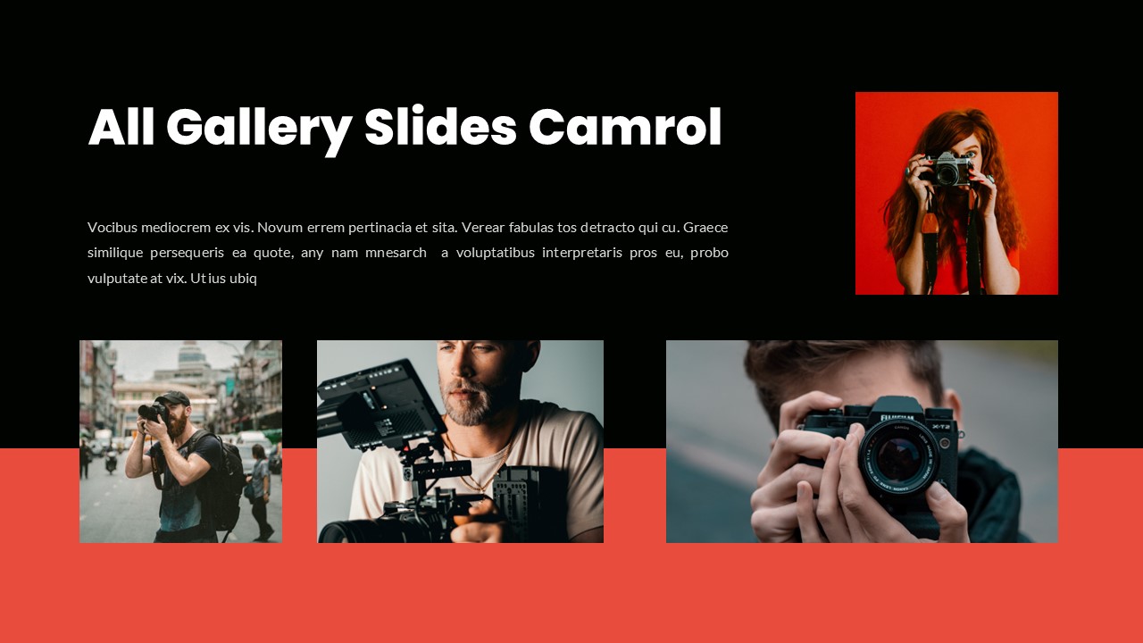 Camrol - Photography Portfolio Google Slides Template, Presentation ...