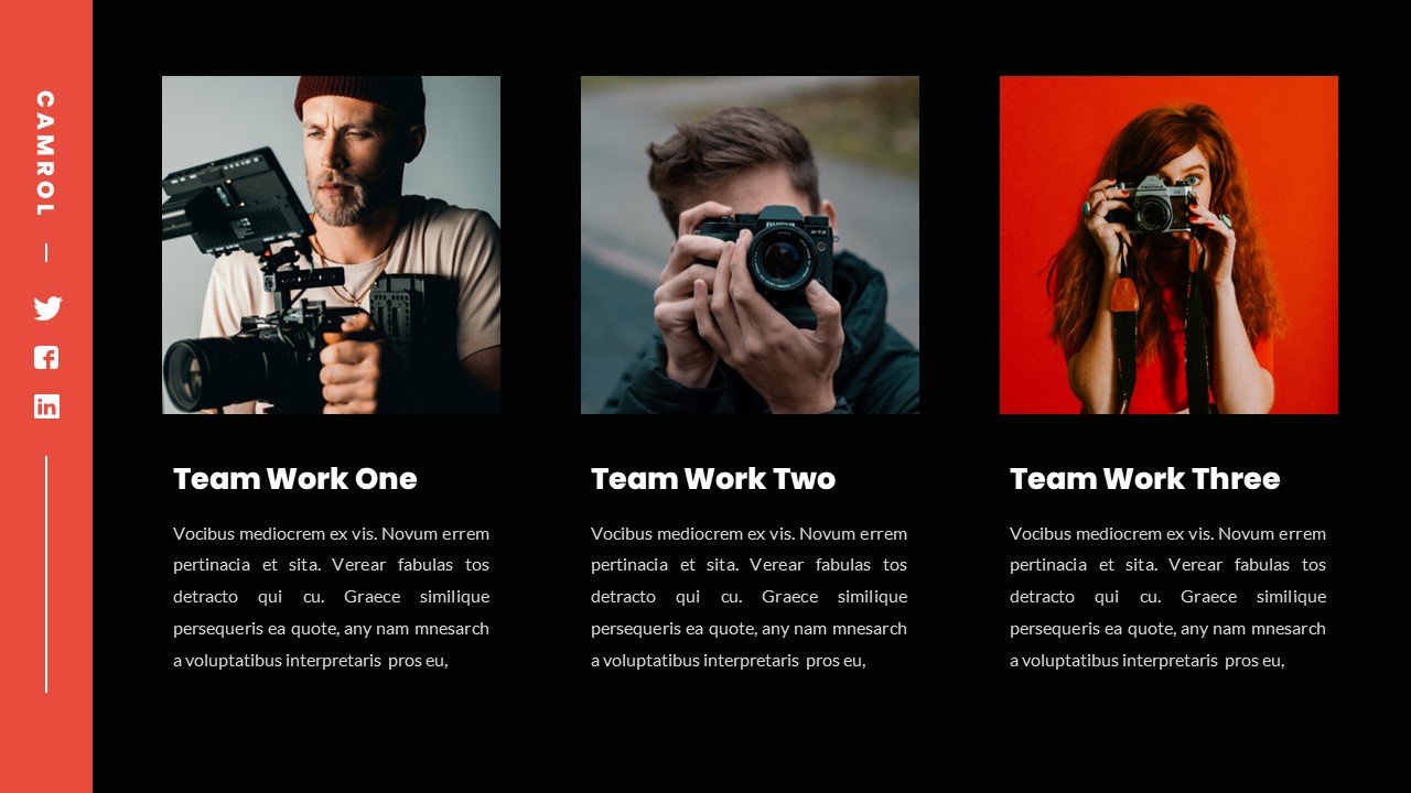 Camrol - Photography Portfolio Google Slides Template, Presentation ...