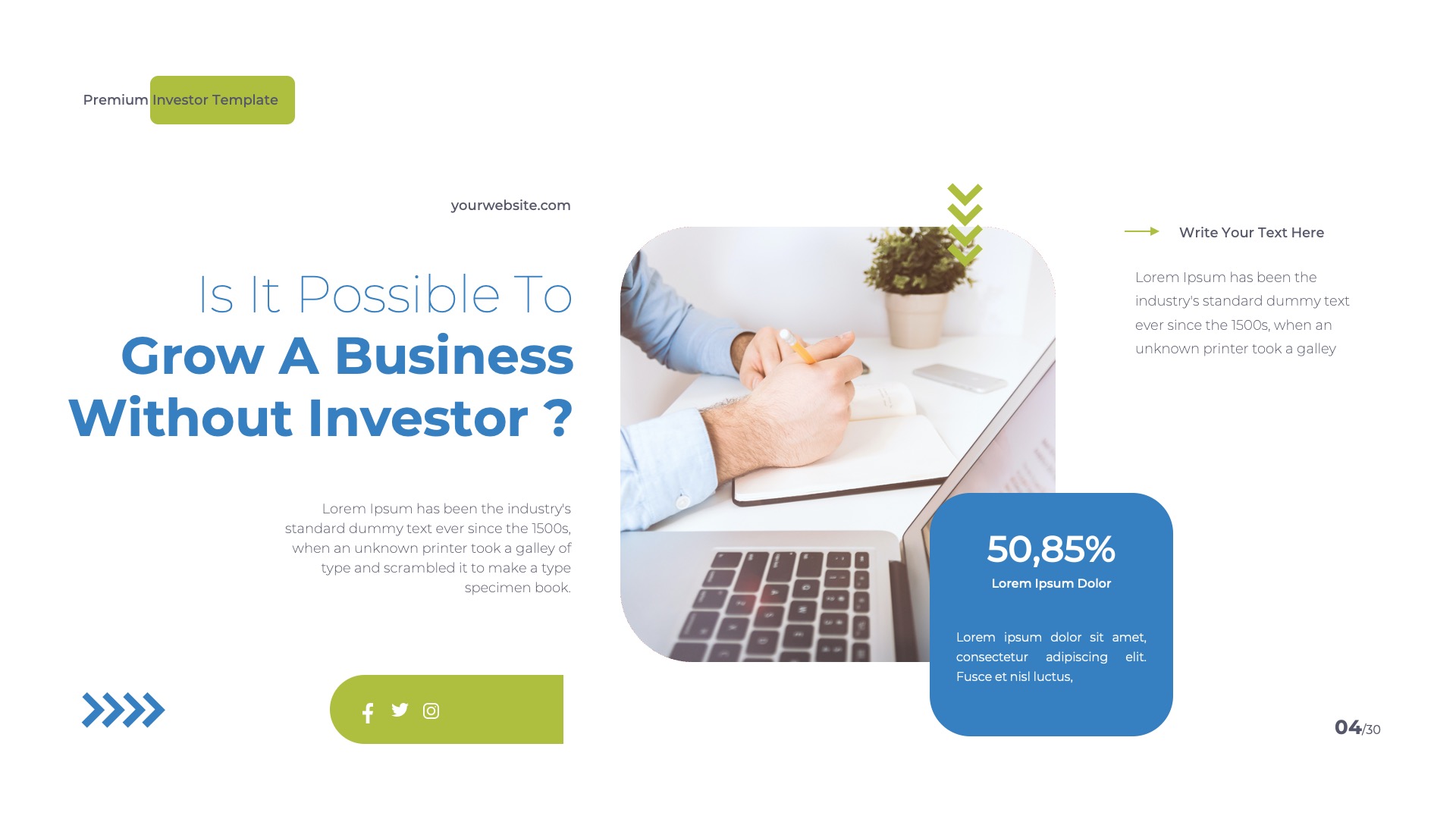 Investor Keynote Template, Presentation Templates | GraphicRiver