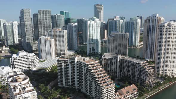 Aerial Residential Buildings with an Impressive Ocean View To the ...