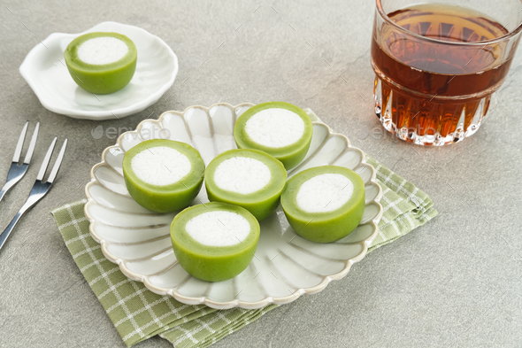 Kue Nona Manis, traditional Indonesian cake Stock Photo by tyasindayanti