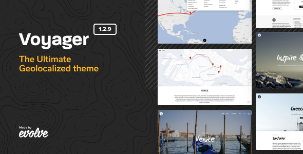 Voyager - The Geolocalized Multipurpose WP theme by Evolve-Themes | ThemeForest