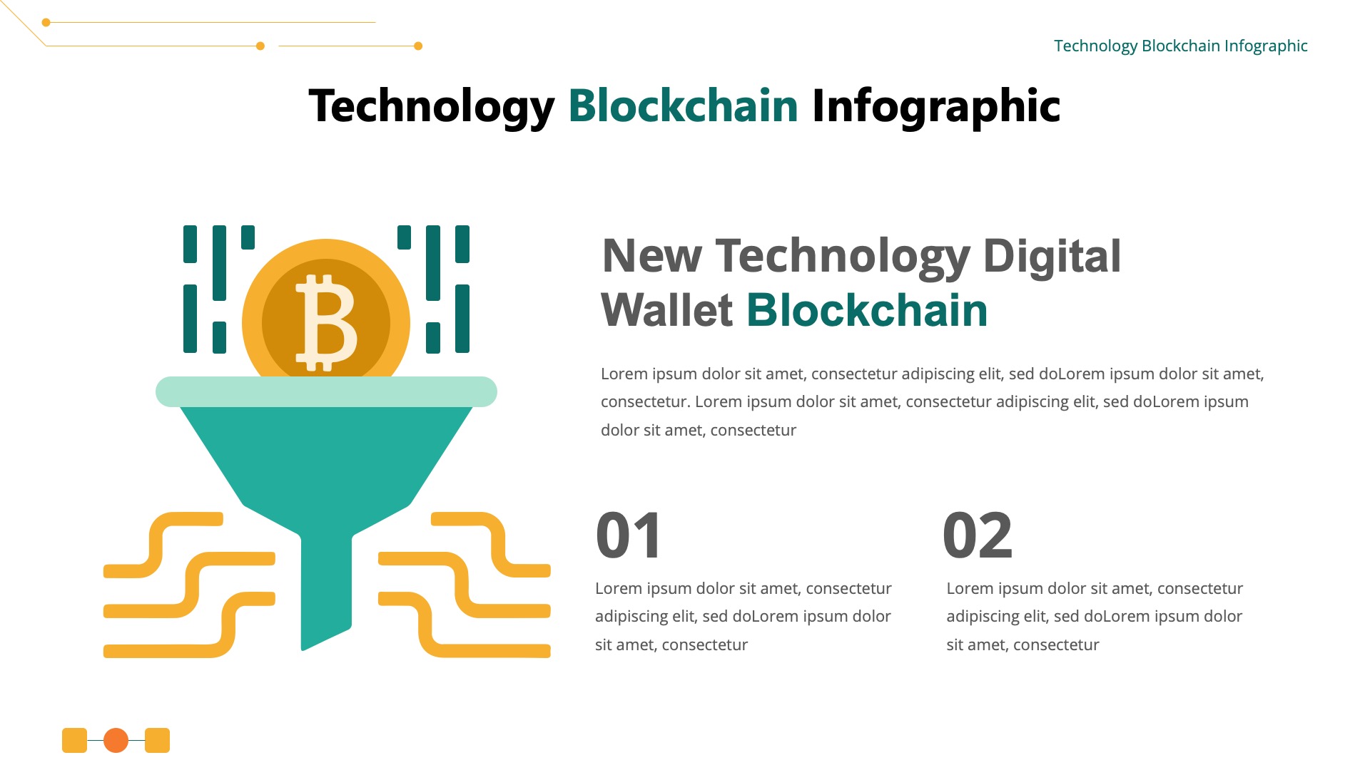 Blockchain Presentation Infographic PowerPoint, Presentation Templates