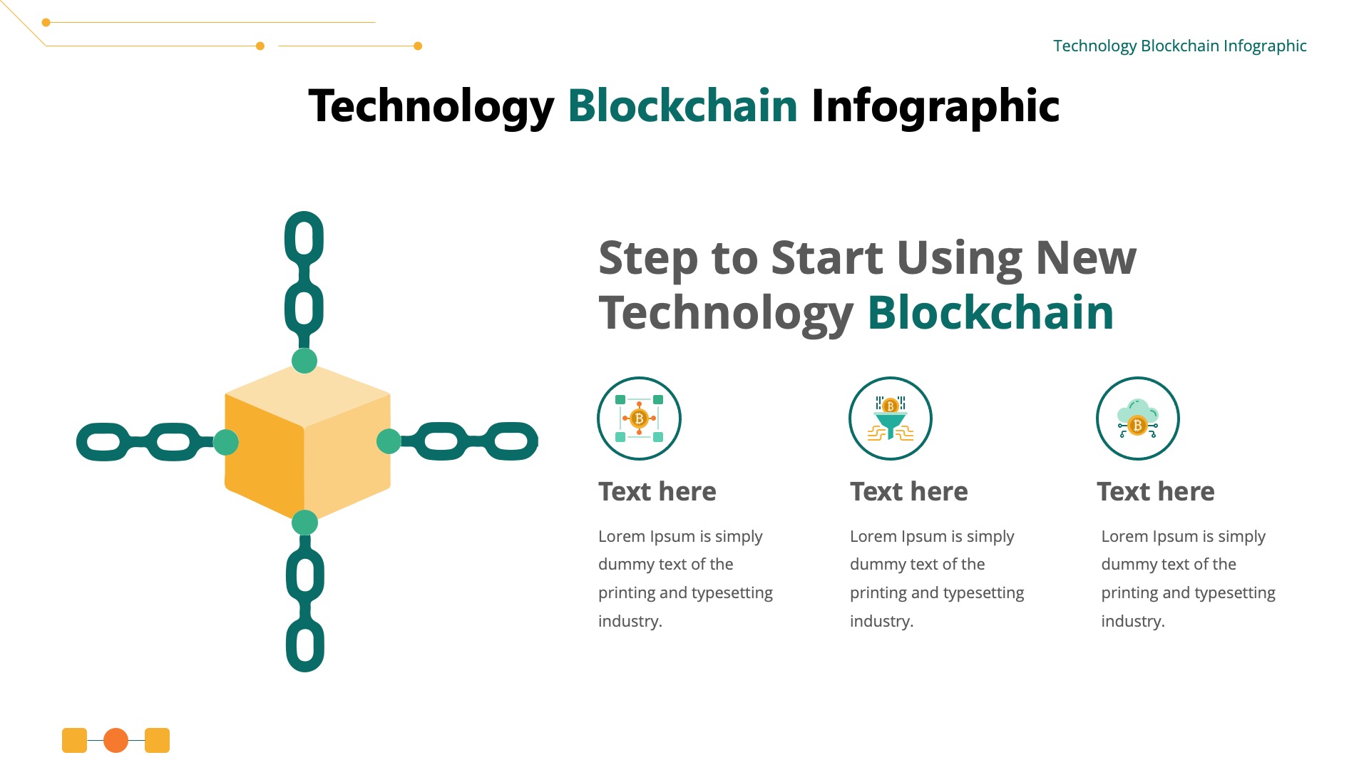Blockchain Presentation Infographic PowerPoint, Presentation Templates