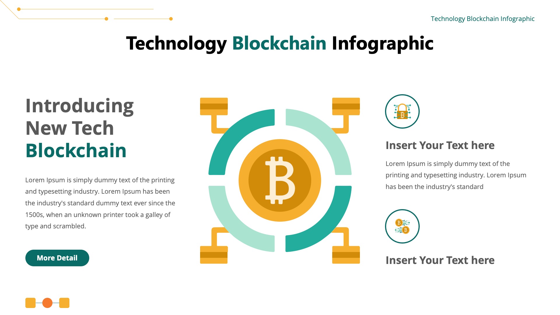 Blockchain Presentation Infographic Google Slides, Presentation Templates