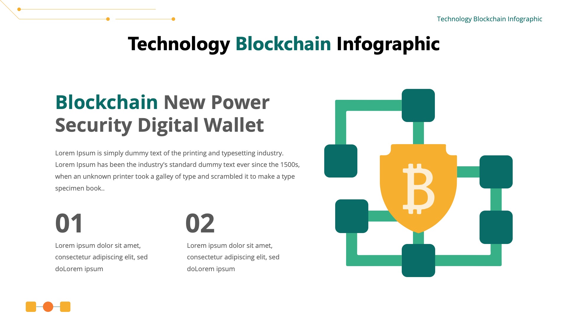 Blockchain Presentation Infographic Google Slides, Presentation Templates