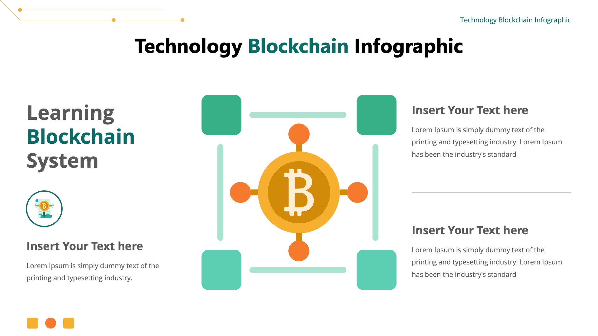 Blockchain Presentation Infographic Google Slides, Presentation Templates