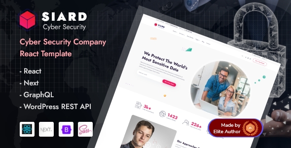 Siard - Cyber Security Services React Next Theme + Headless WordPress ...