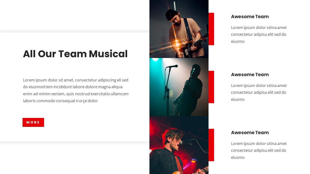Musical - Music Studio Powerpoint Template, Presentation Templates