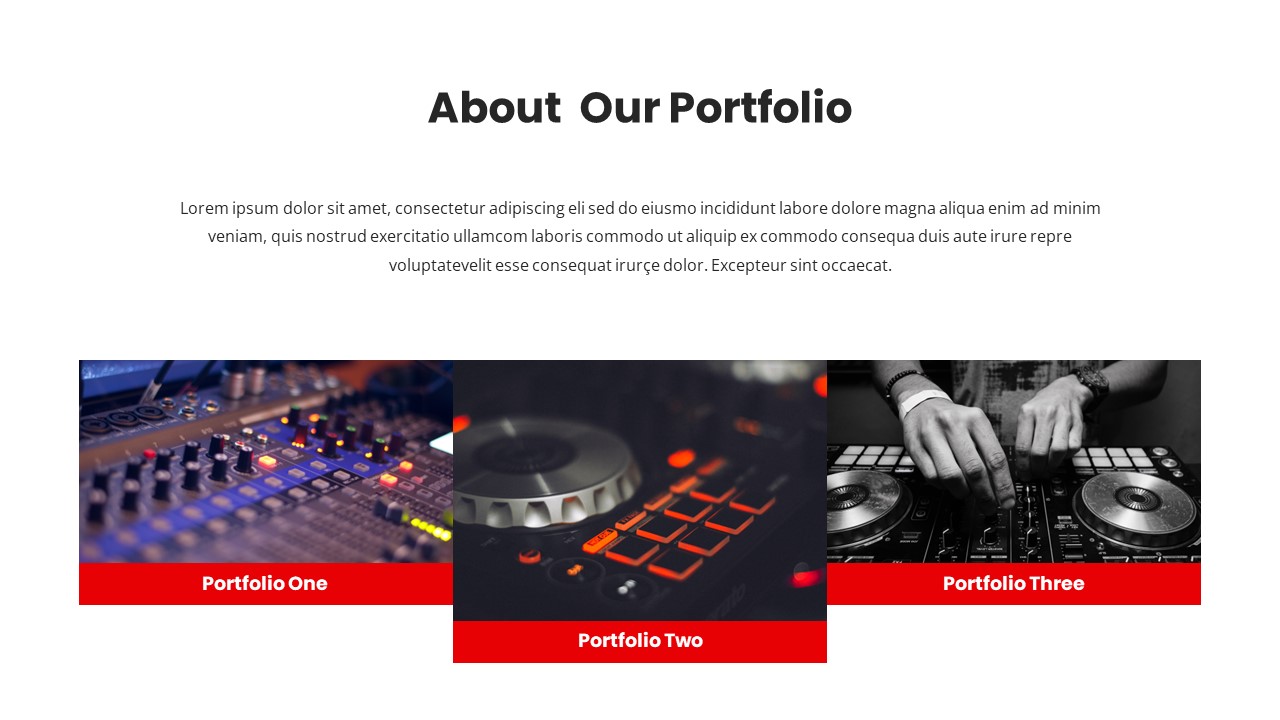 Musical - Music Studio Powerpoint Template, Presentation Templates