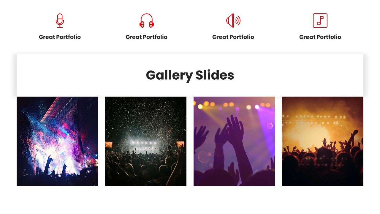 Musical - Music Studio Powerpoint Template, Presentation Templates