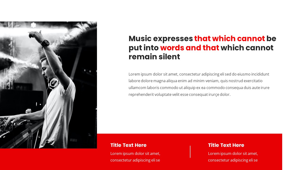 Musical - Music Studio Powerpoint Template, Presentation Templates