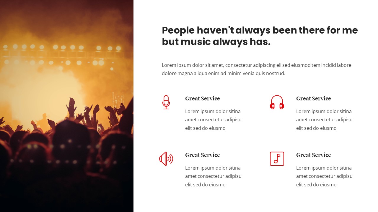 Musical - Music Studio Google Slides Template, Presentation Templates