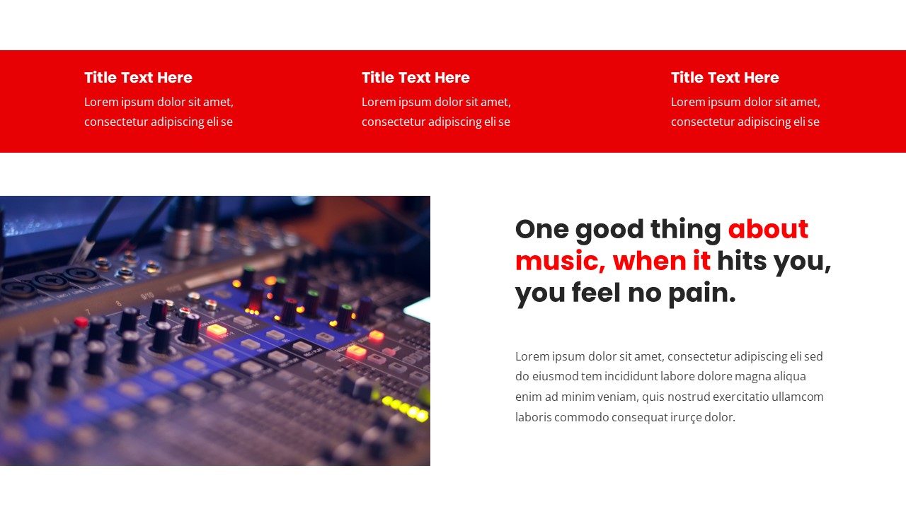 Musical - Music Studio Google Slides Template by onelinerdesign ...