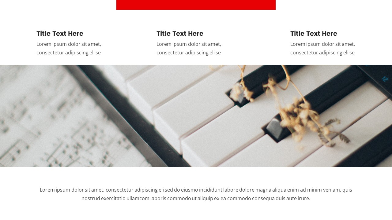 Musical - Music Studio Google Slides Template, Presentation Templates