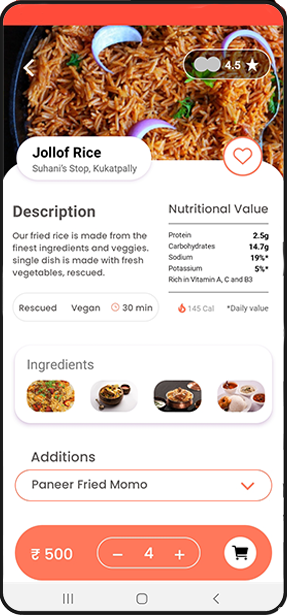 Foody - React Native Restaurant Food delivery iOS and Android App UI by vg_infotec