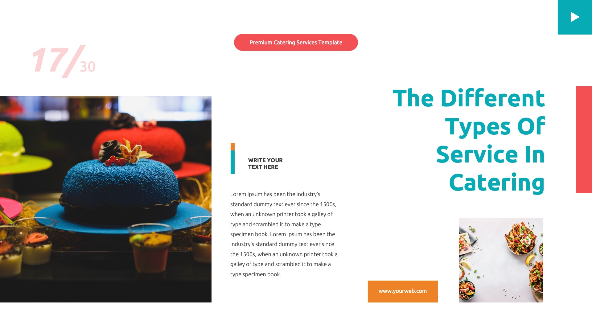 Catering Service PowerPoint Template, Presentation Templates | GraphicRiver