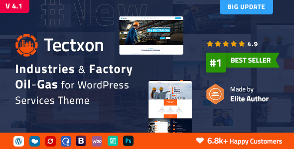 Tectxon - Industry & Factory WordPress Theme by ThemetechMount | ThemeForest
