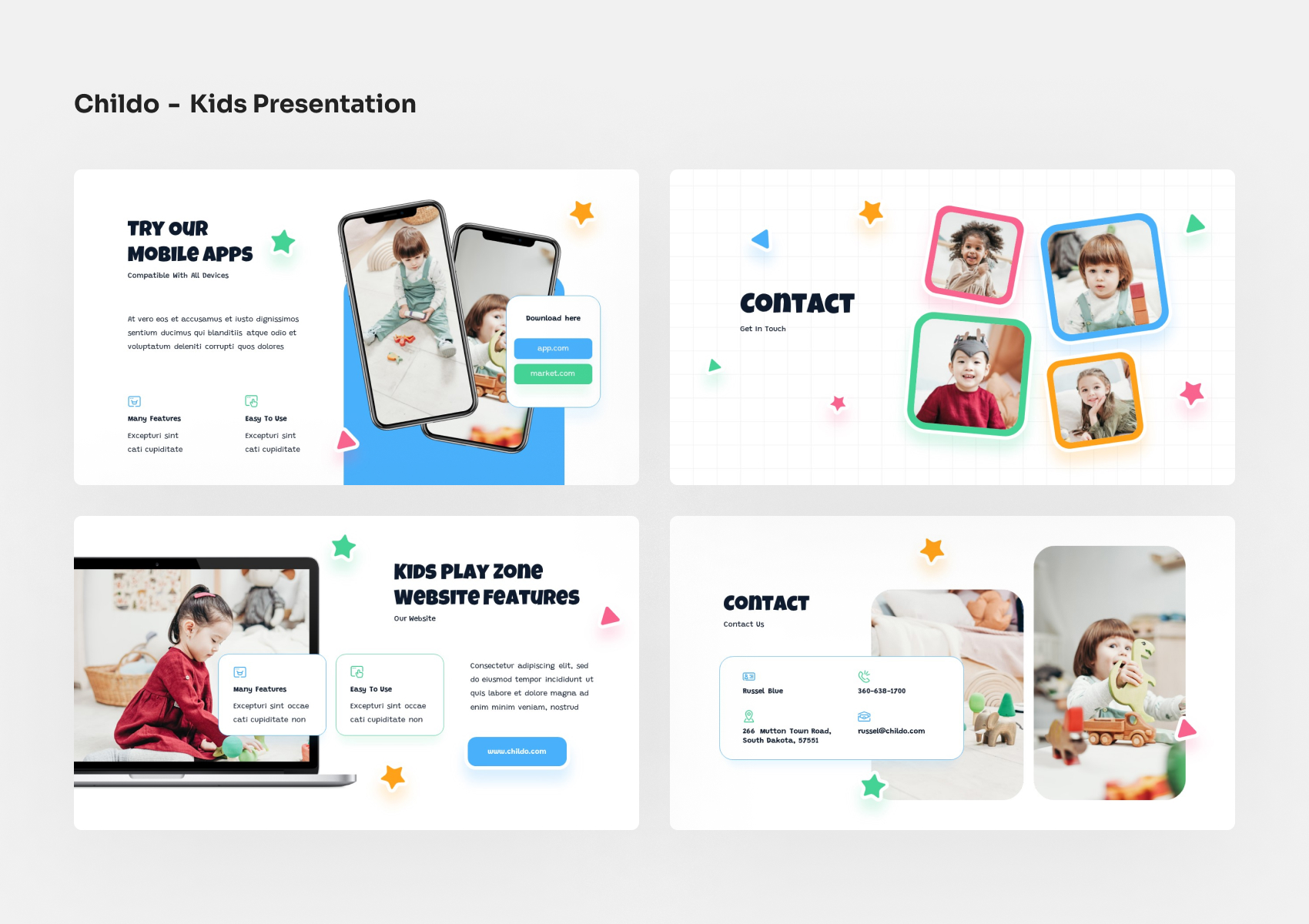 Childo - Kids PowerPoint Presentation, Presentation Templates ...